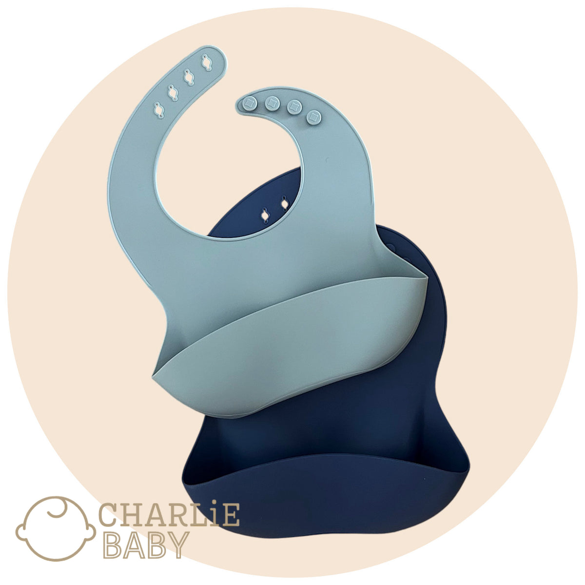 Bucket Bib Combo- Robin/ D-Blue (Copy) – Silicone Beads SA