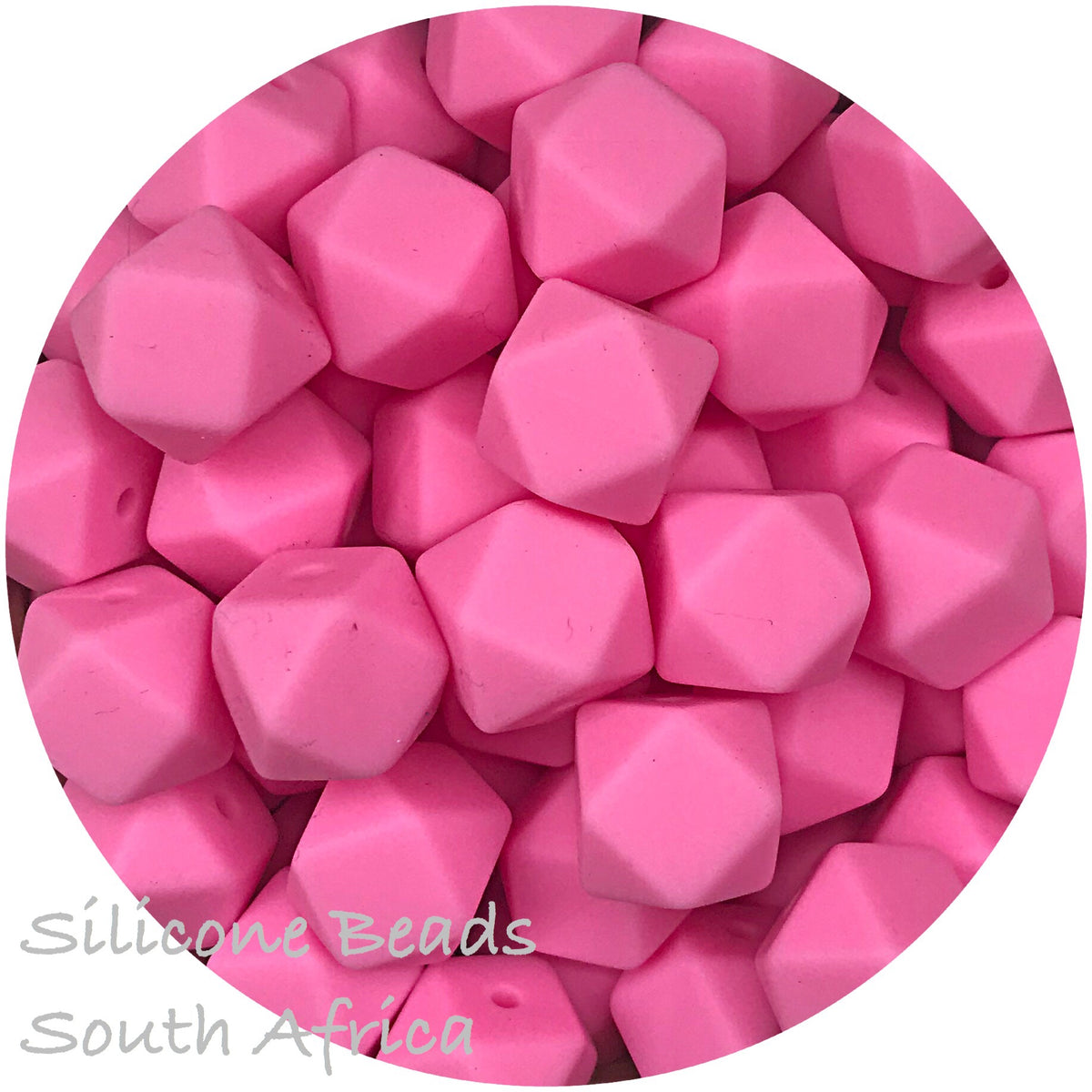 Hexagon Beads 15mm – Silicone Beads SA