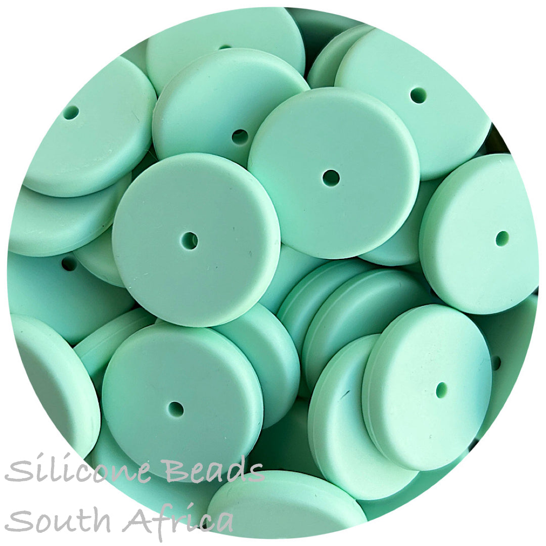 Flat Beads 23mm – Silicone Beads SA