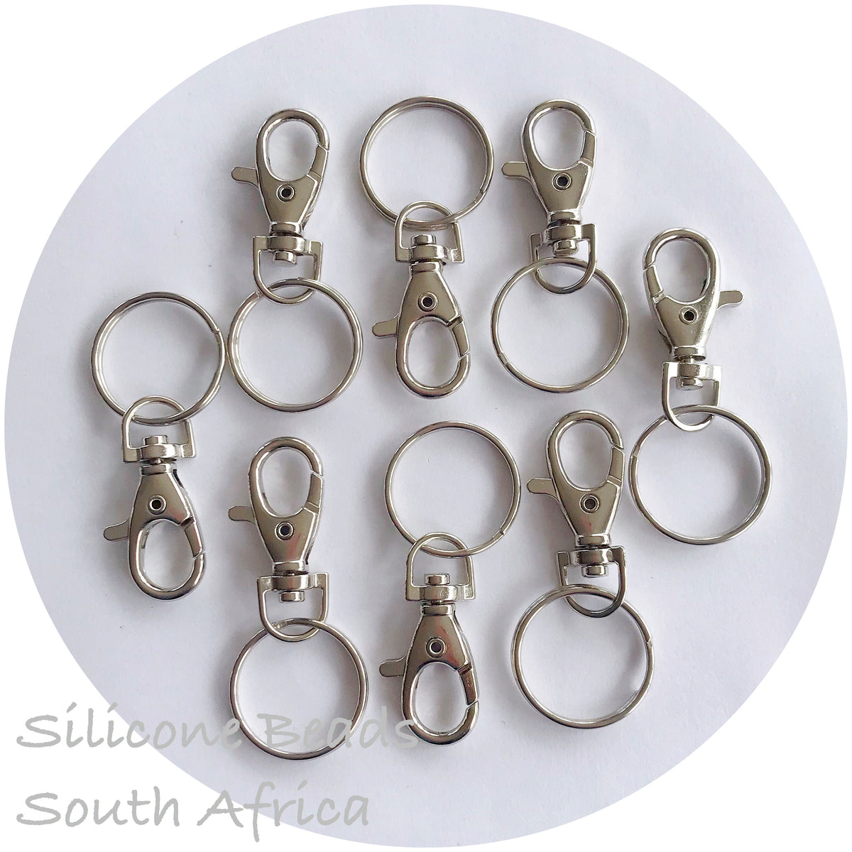 Key Ring and Clip – Silicone Beads SA